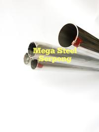 Jual Pipa Stainless Steel Bulat 1.5 Inch / 3.8 cm Tebal 1.5 mm Panjang ...