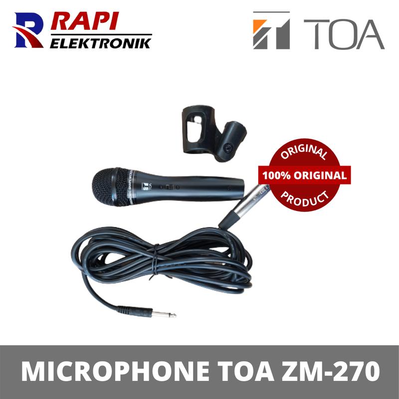 Mic Kabel dynamic TOA ZM 270 original - Shop | Tokopedia