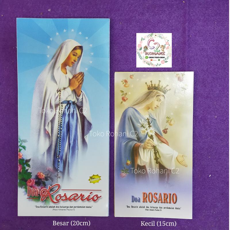 Lembar Doa Rosario (Tebal) - Lembaran Doa Rosario - Shop | Tokopedia