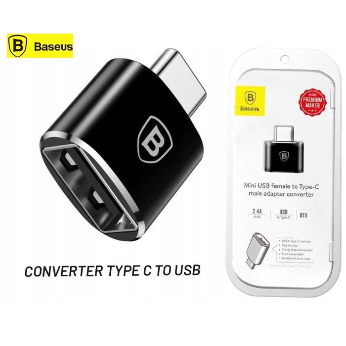 Otg Type c Baseus USB A FEMALE TO USB TYPE C ADAPTER CONVERTER - Shop ...