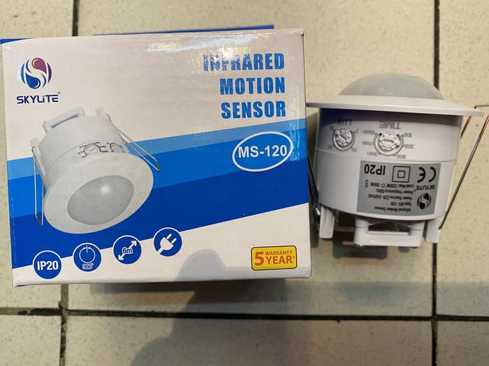 Jual SKYLITE Infrared Motion Sensor / Sensor Gerak Sky lite MS-120 ...