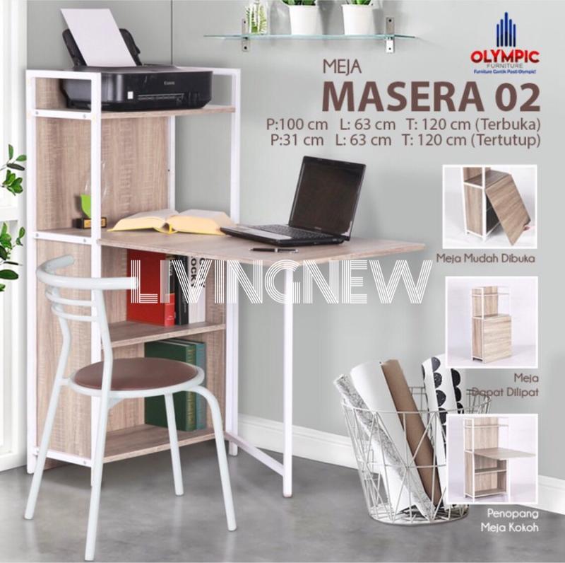 Mjea Lipat Serbaguna / Meja Kantor / Meja Belajar Olympic Masera - Shop ...