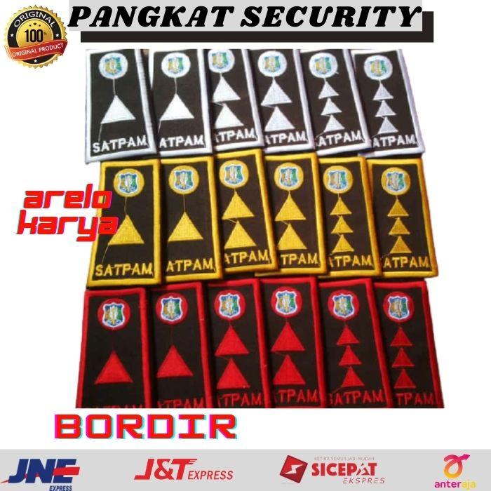 PANGKAT SATPAM TANDA PANGKAT PUNDAK SATPAM SECURITY - Shop | Tokopedia