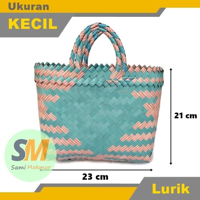 Tas Anyaman Plastik KECIL (S) LURIK Belanja Anyam Bingkisan Parcel ...