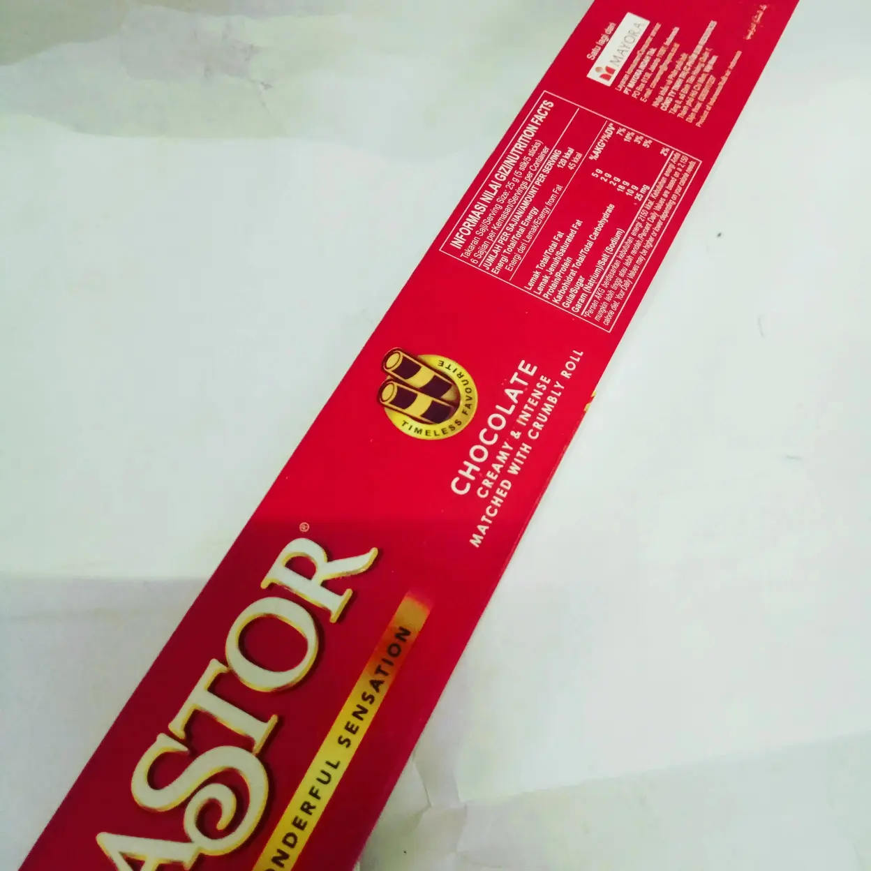 Astor chocolate 150 g Wonderful Sensation Coklat wafer Stik - Shop ...