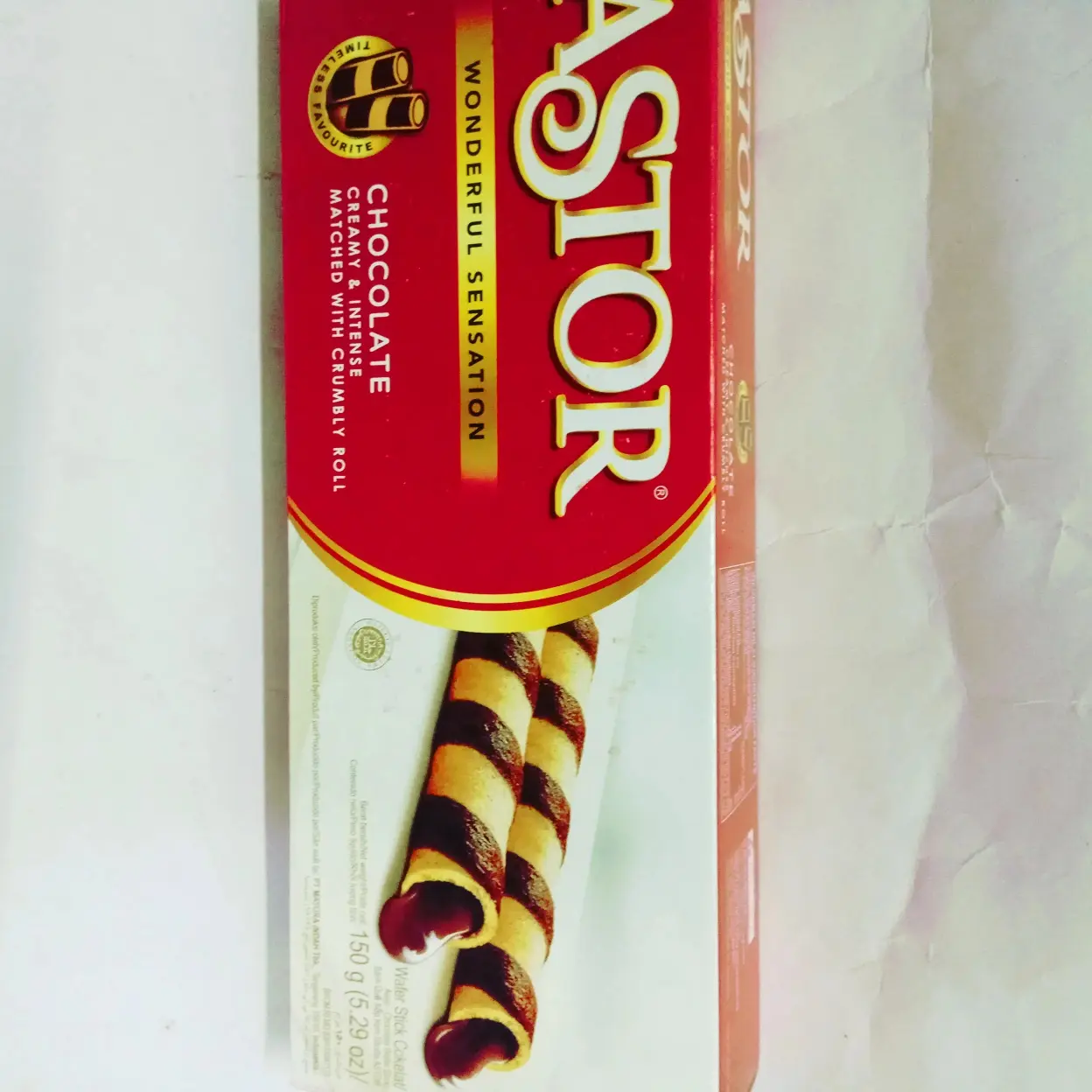 Astor chocolate 150 g Wonderful Sensation Coklat wafer Stik - Shop ...