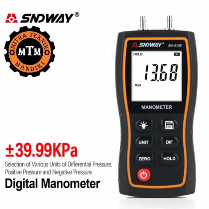 ALAT UKUR TEKANAN UDARA DIGITAL MANOMETER AIR PRESSURE SNDWAY - Shop ...