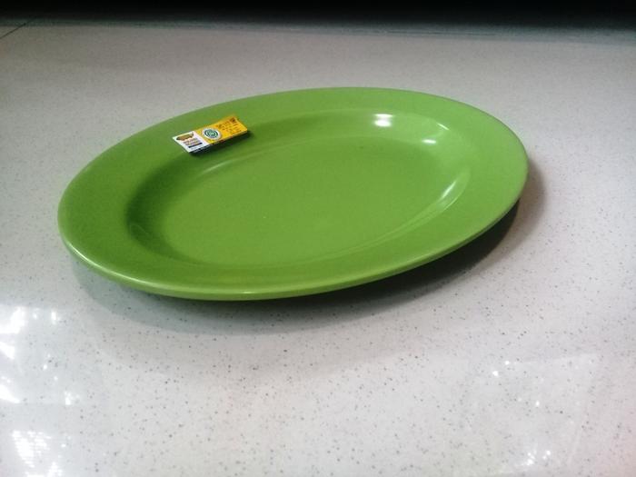 Jual Golden Dragon Piring Oval 9" Hijau Tua Melamine P0309 Food Grade ...