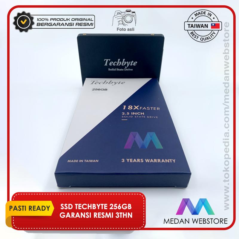 Techbyte SSD 256GB NEW garansi resmi 3 tahun - Shop | Tokopedia