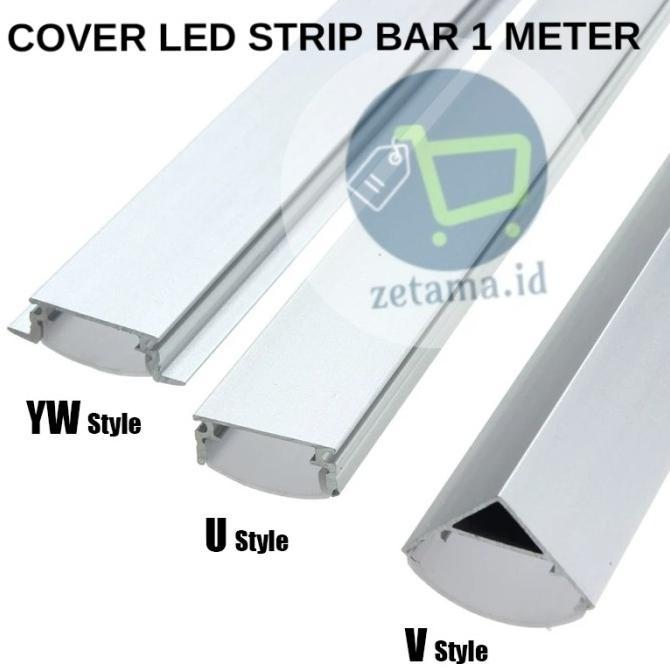 Jual TERMURAH COVER LED STRIP / COVER LED BAR ALUMINIUM PELINDUNG LED ...