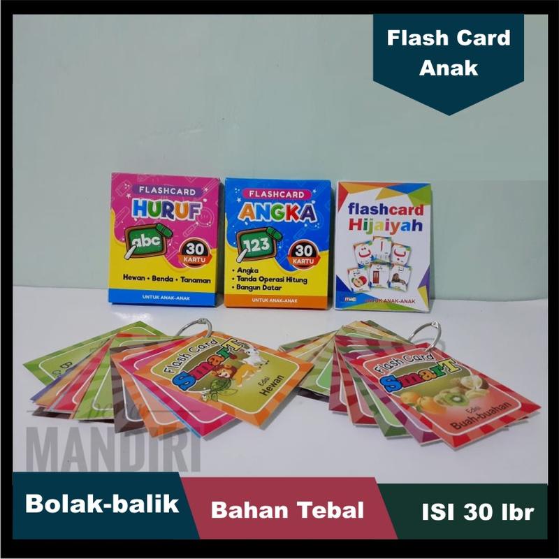 Flash Card Kartu Pintar Belajar Alfabet huruf Abjad Alphabet - Shop ...