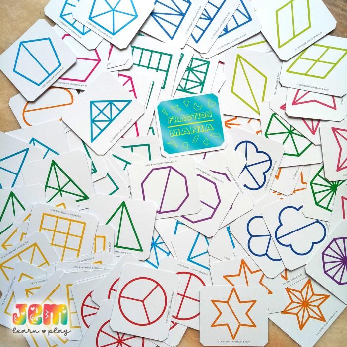 JEM Learn & Play - Fraction Mania Card Game - Board Game - Shop | Tokopedia