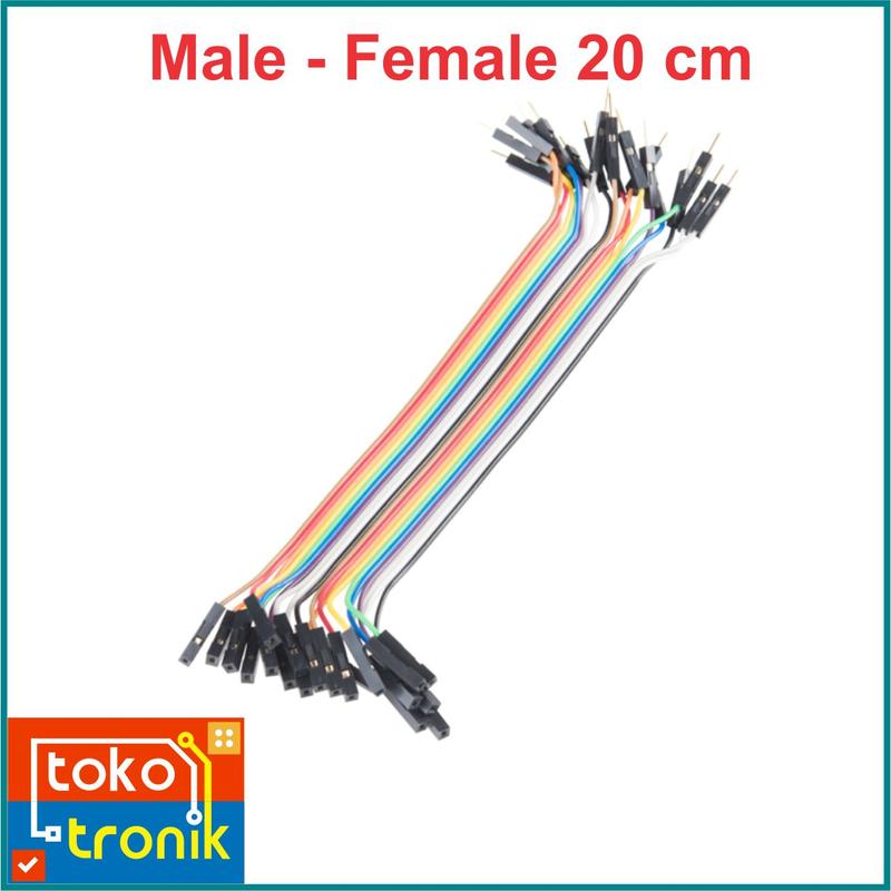 Kabel Jumper Kabel Konektor Male to Female 20 cm - Shop | Tokopedia