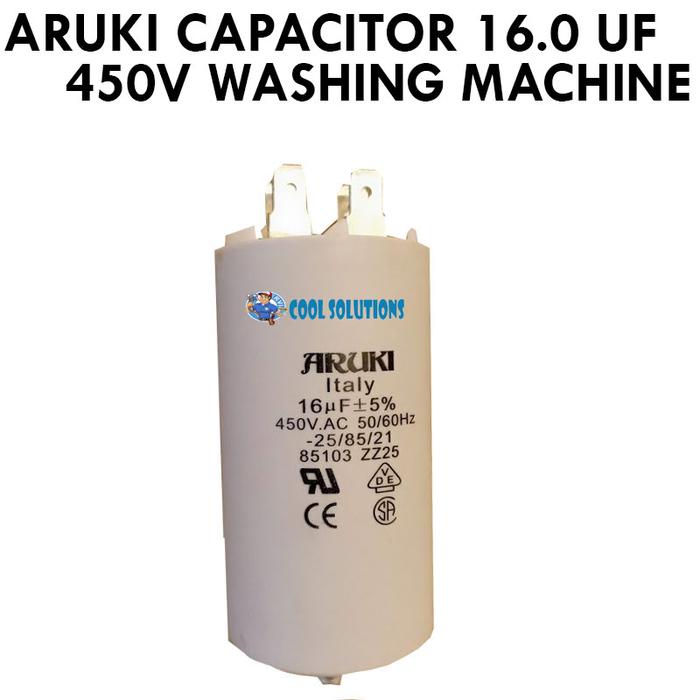 Jual Aruki Capacitor 16.0 UF / 450V (WASHING MACHINE) - Jakarta Barat ...
