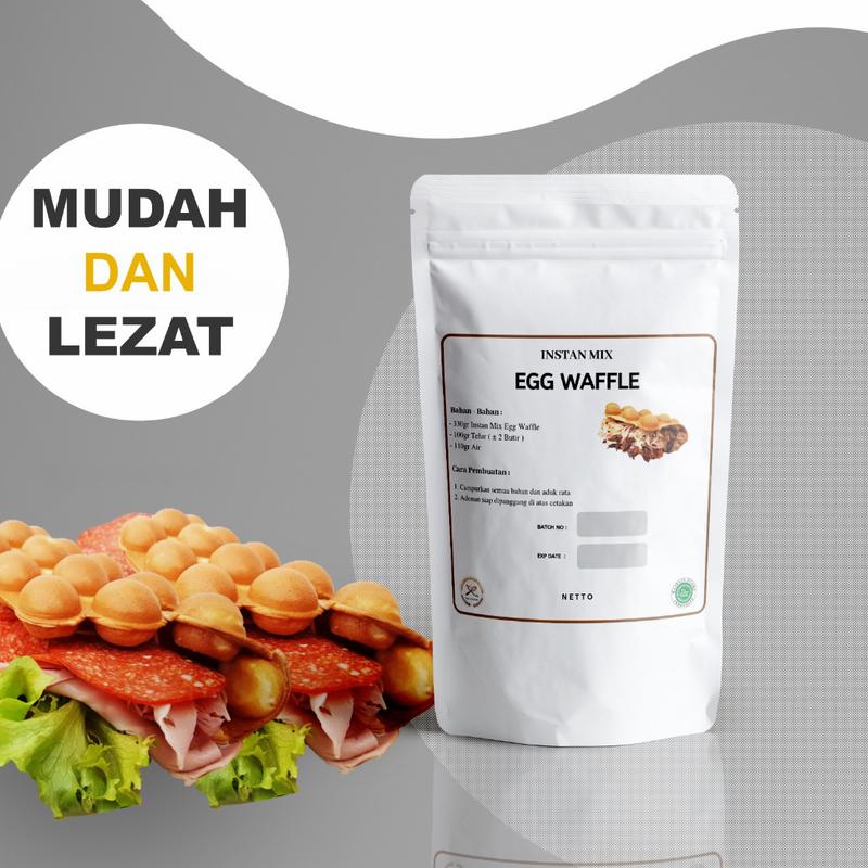 Tepung Premix Eggetes Waffle Murah 1 Kg - Shop | Tokopedia