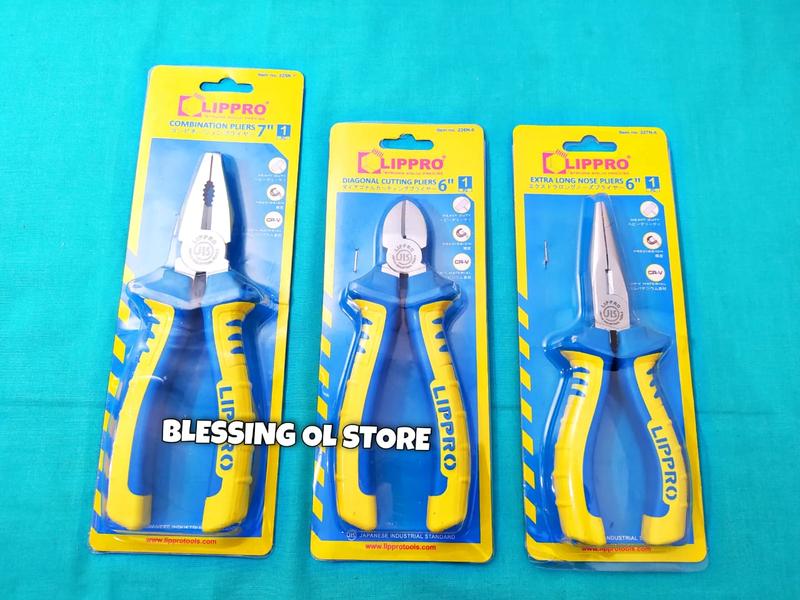 LIPPRO SET TANG KOMBINASI LANCIP POTONG HEAVY DUTY 6 6 7 KOMPLIT - Shop ...