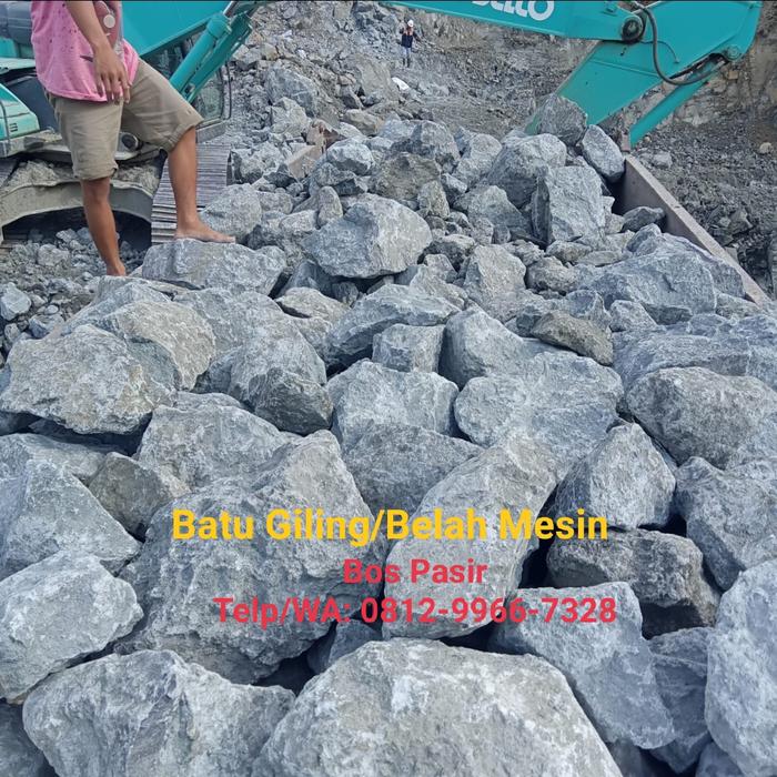 Jual Batu Bronjong (23 m3) Batu Pondasi Batu Kali Turap Batu Giling ...