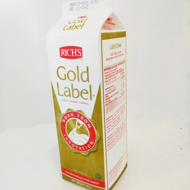 Rich's Whip Topping Gold Label - Shop | Tokopedia