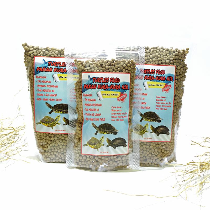 Makanan pelet pakan kura-kura air Brazil res ambon turtle food - Shop ...