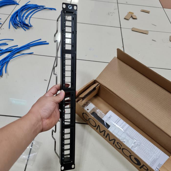 Jual Commscope Frame Panel 24 Port untuk Modular Keystone / Amp Blank ...