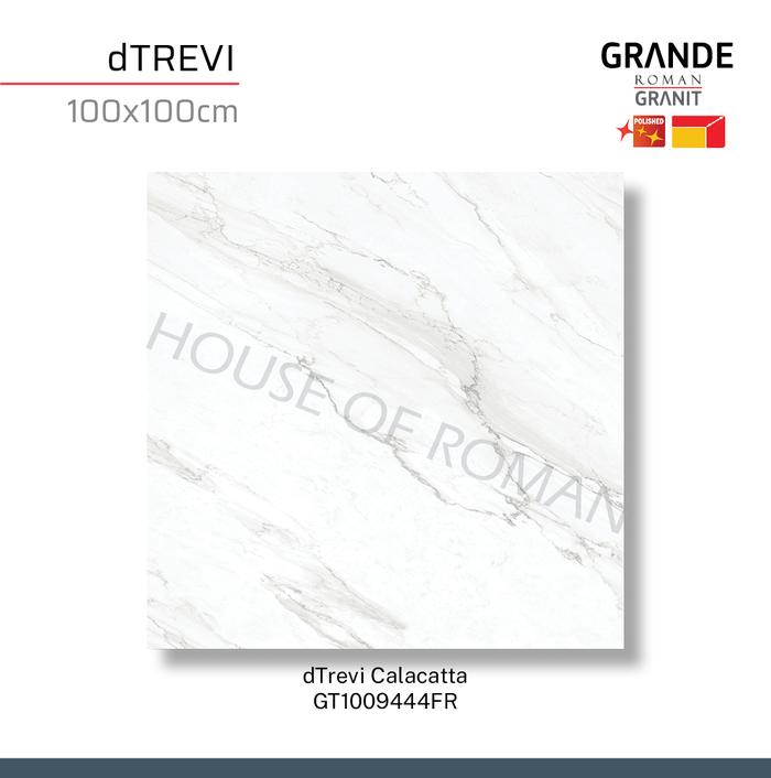 Jual ROMANGRANIT GRANDE dTrevi Calacatta 100X100 GT1009444FR ROMAN ...