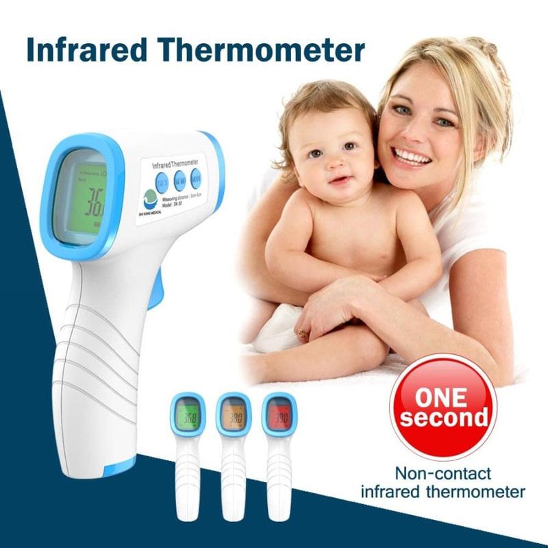BERGARANSI Termometer Infrared Tembak Non Contact cek Suhu Badan - Shop ...