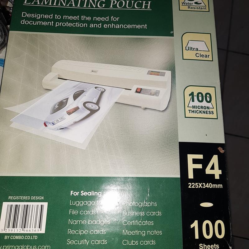 PLASTIK LAMINATING FOLIO (F4) TERBAIK 100 LEMBAR - Shop | Tokopedia
