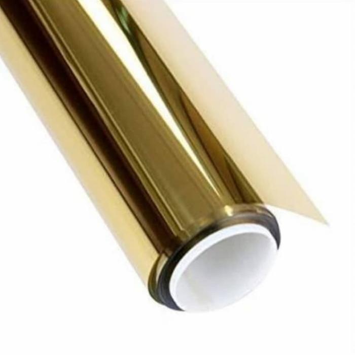 Jual silver gold one way stiker kaca film cermin mirror peredam panas ...