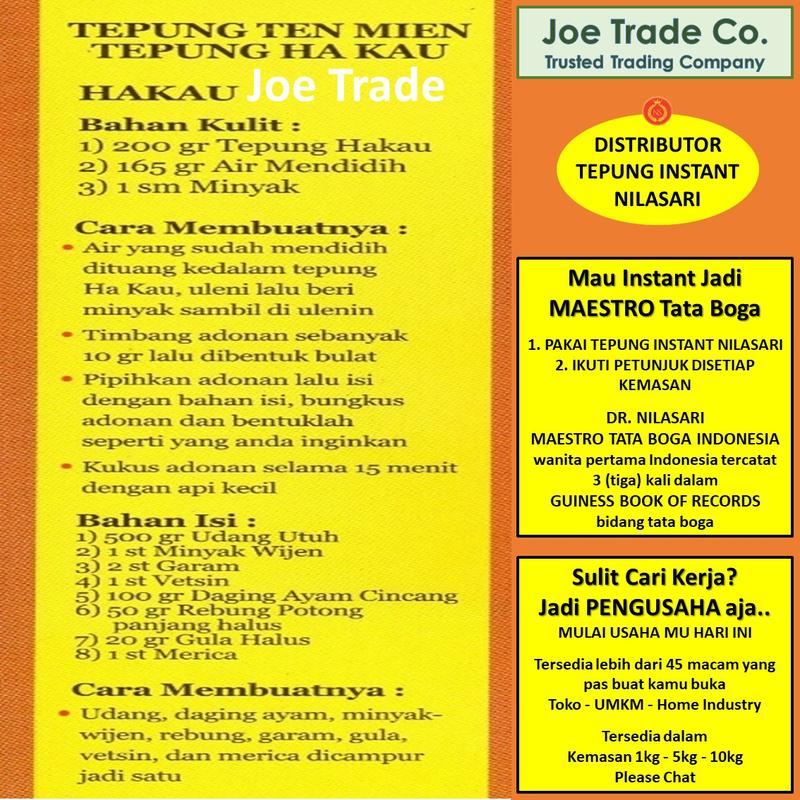 Tepung Hakau Ha kau Ha Gow Har Kau 200 gr Instant Premix Nilasari ...