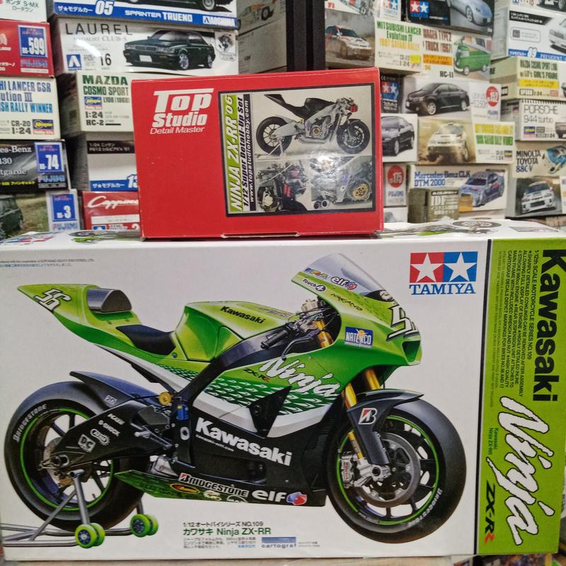 Tamiya Kawasaki Ninja ZX-RR With Top Studio Detail Up set - Shop ...