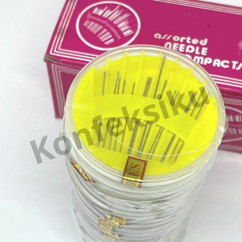 Jarum jahit tangan Set Wadah Bundar Mika - Shop | Tokopedia