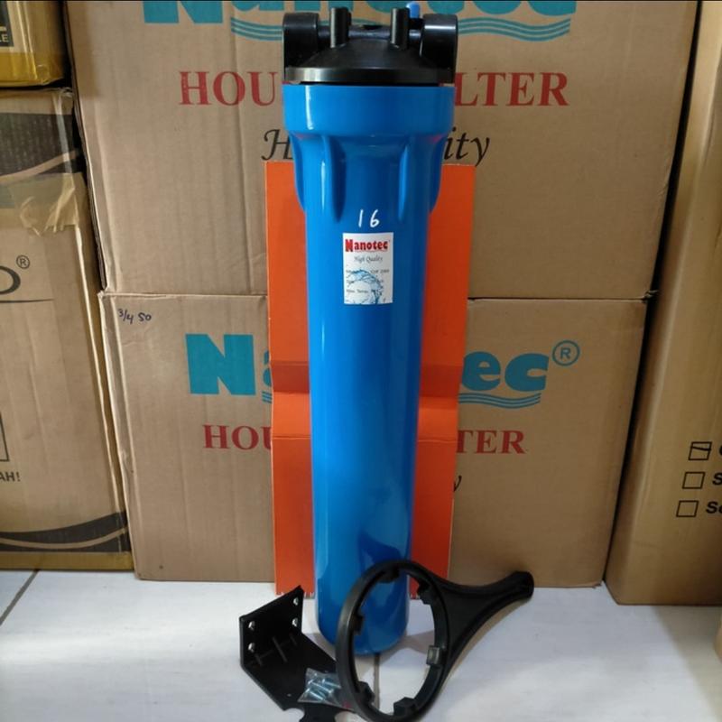 Housing Filter air 20" Nanotec Blue / biru - Shop | Tokopedia