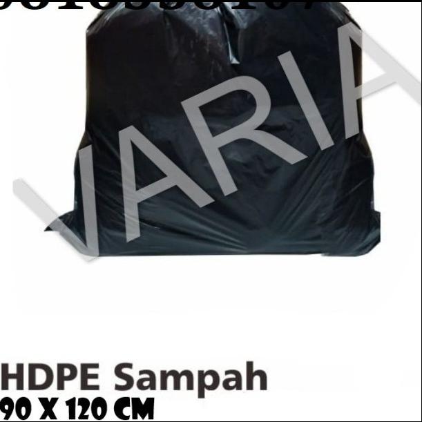 Kantong Plastik Sampah HD PE Kresek Hitam 90 x 120 cm - Shop | Tokopedia