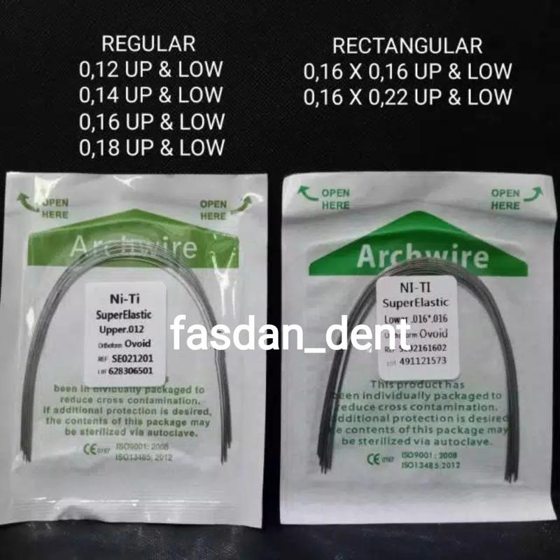 NITI WIRE SUPER ELASTIC ORTHO BEHEL DENT - Shop | Tokopedia