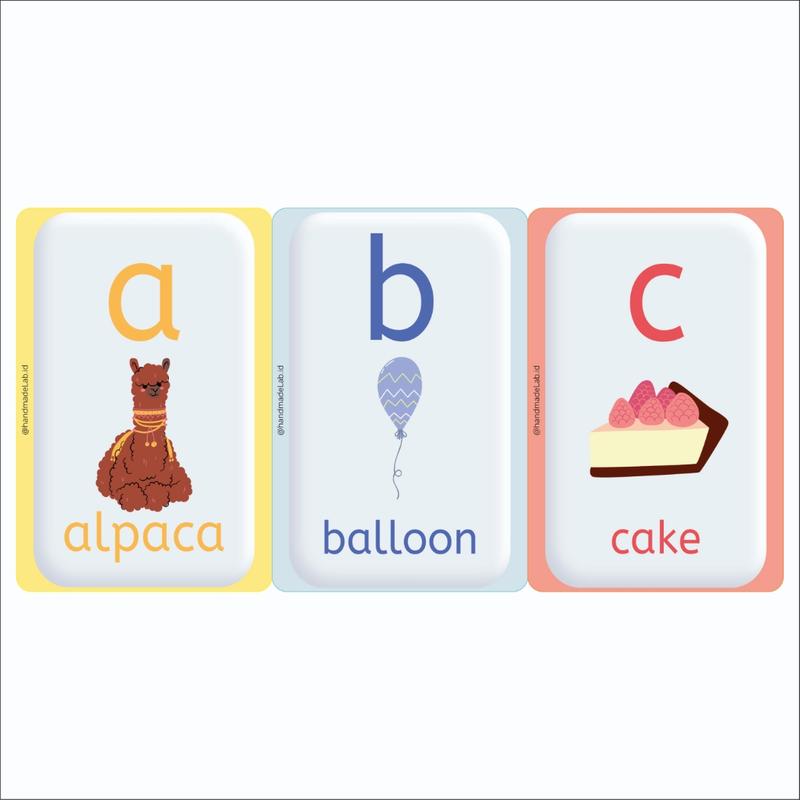 Flash Card ABC alphabet mainan edukasi - Shop | Tokopedia