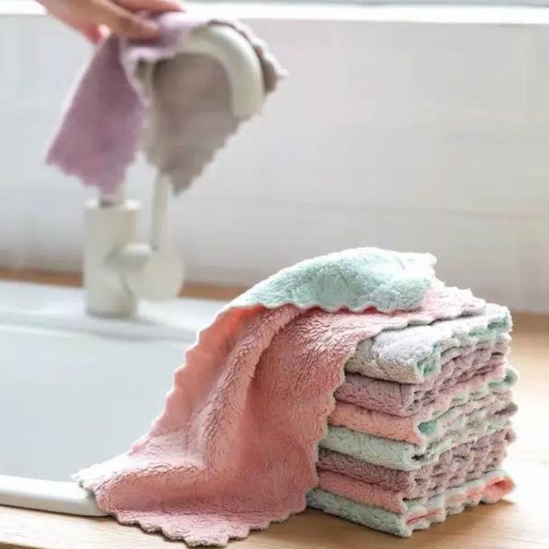 Kain Lap Piring Anti Minyak Bahan Microfiber /Lap Cuci Piring - Shop ...