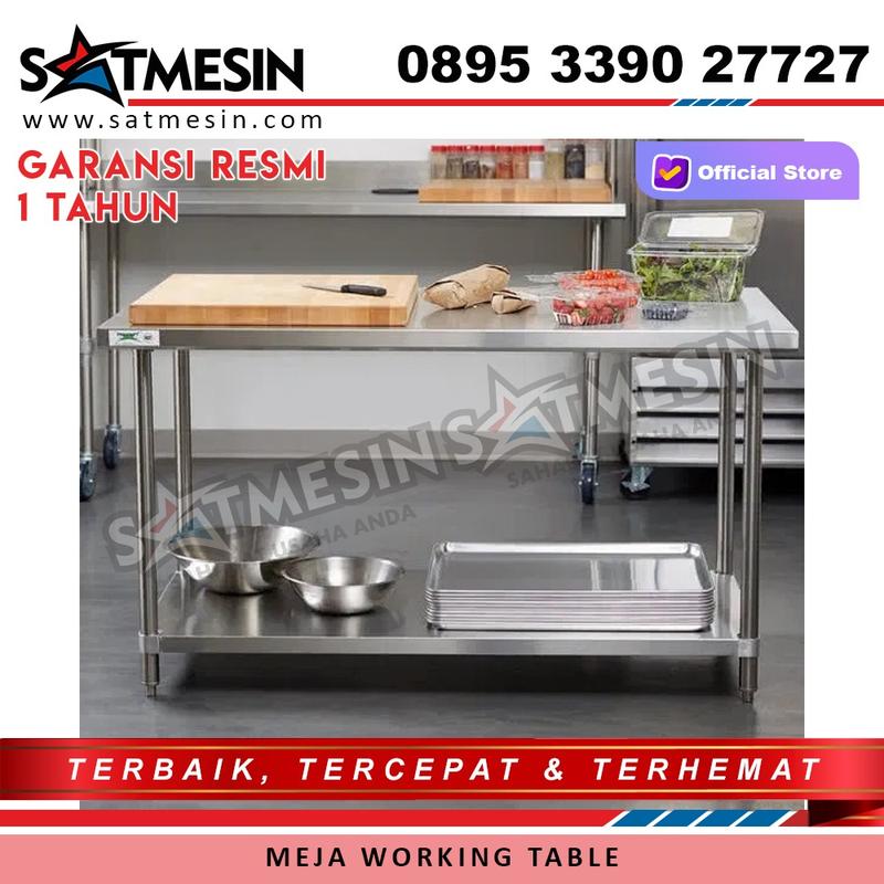 Wk-180 Pabrikasi Stainless Steel Working Table / Meja Kerja, - Shop ...