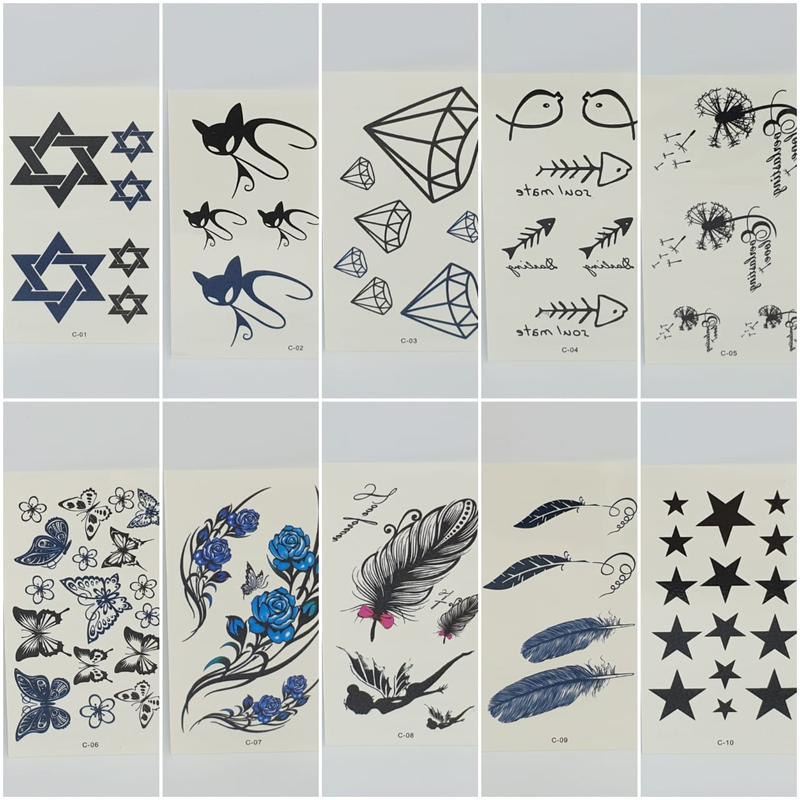 Ready Tato temporary Tatto air 1PC tatto badan sementara premium - Shop ...