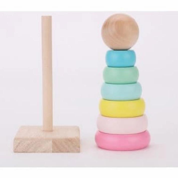 Mainan Ring Donat Kayu Edukasi Anak - Shop | Tokopedia