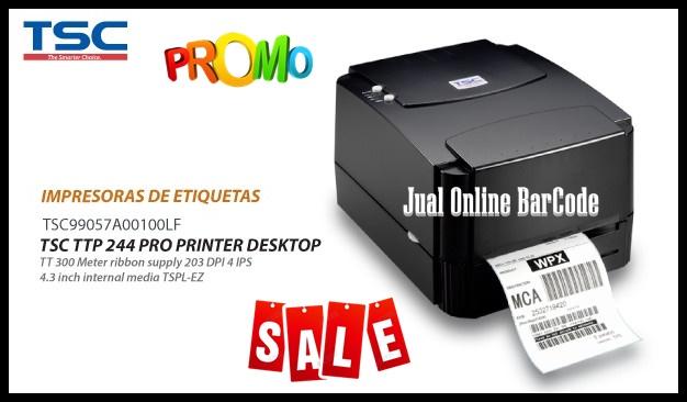 Jual BARCODE PRINTER TSC TTP-244 PRO 244pro cetak label alamat ...