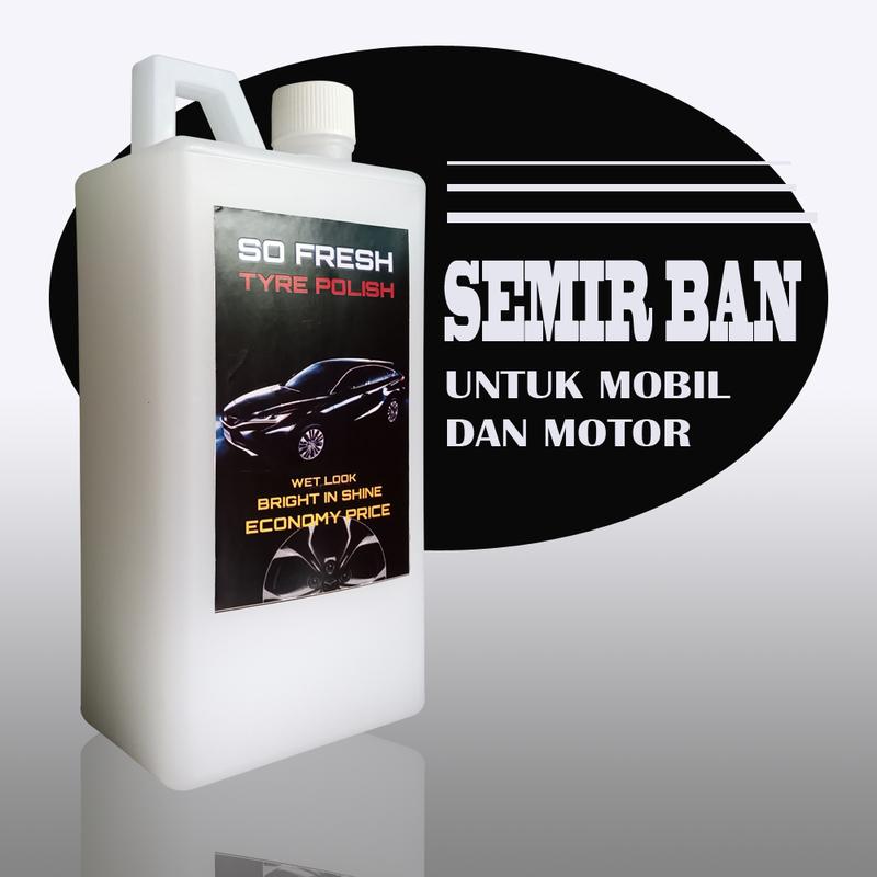 SEMIR BAN MOTOR DAN MOBIL 1 LITER - Shop | Tokopedia