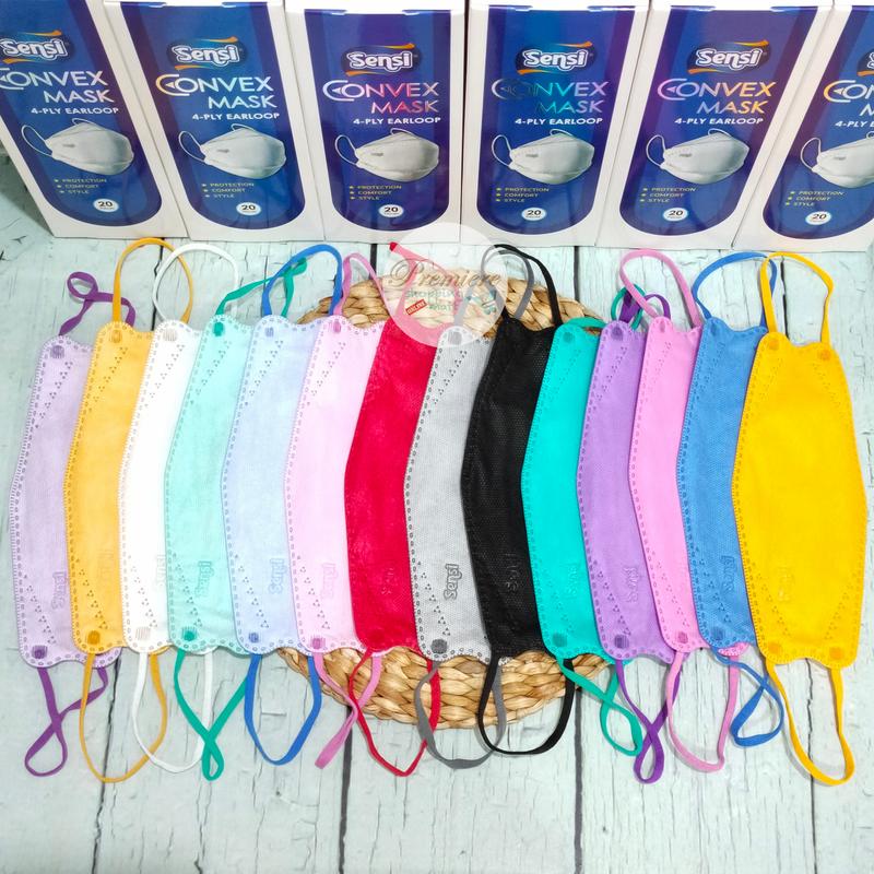 Masker Sensi Convex Mask 4 Ply Earloop - Pcs Satuan - Shop | Tokopedia