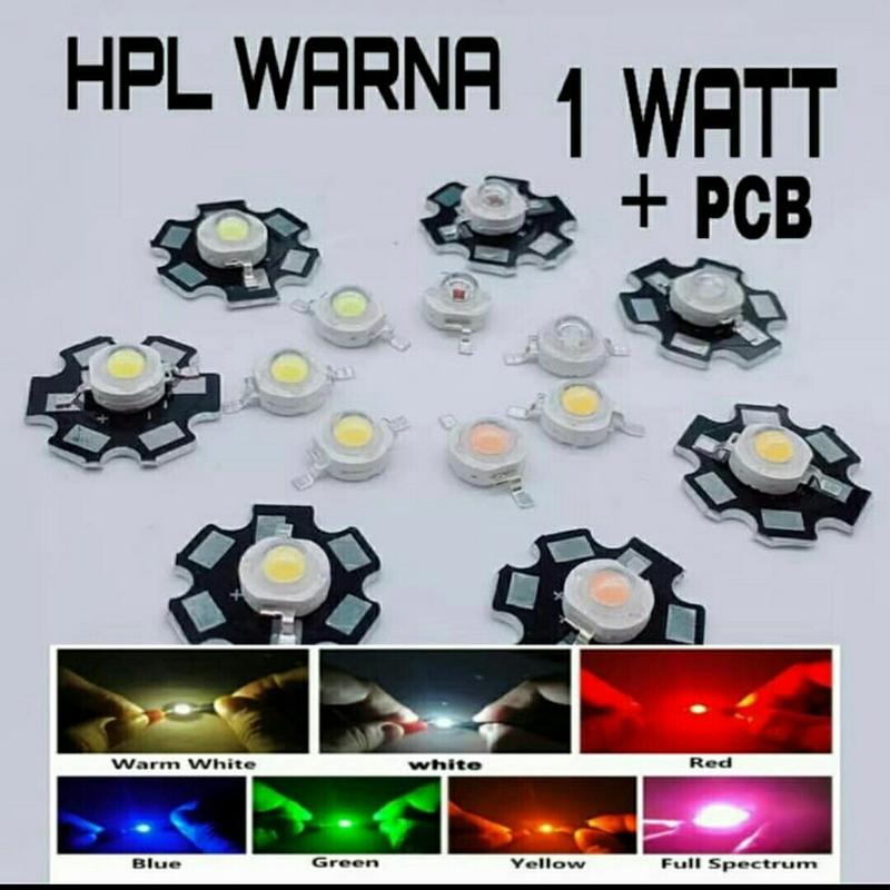 LED HPL 1 WATT PLUS HEATSINK PILIH WARNA / AQUARIUM/AQUASCAPE - Shop ...
