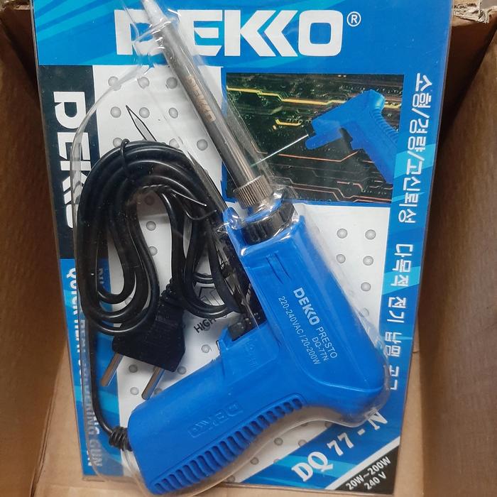 Jual Solder Dekko tembak 200w/Solder Dekko DQ77N/Solder tembak20-200w ...