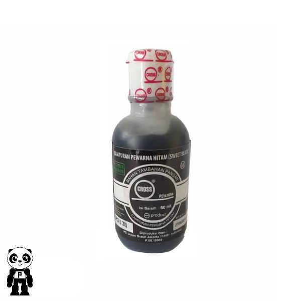 Cross Pewarna Hitam Sweet Black 60ml Pewarna Makanan Hitam - Shop ...