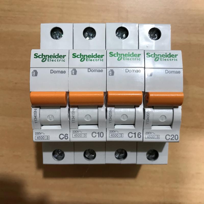 mcb schneider 1 phase 6A/10A/16A/20A - Shop | Tokopedia