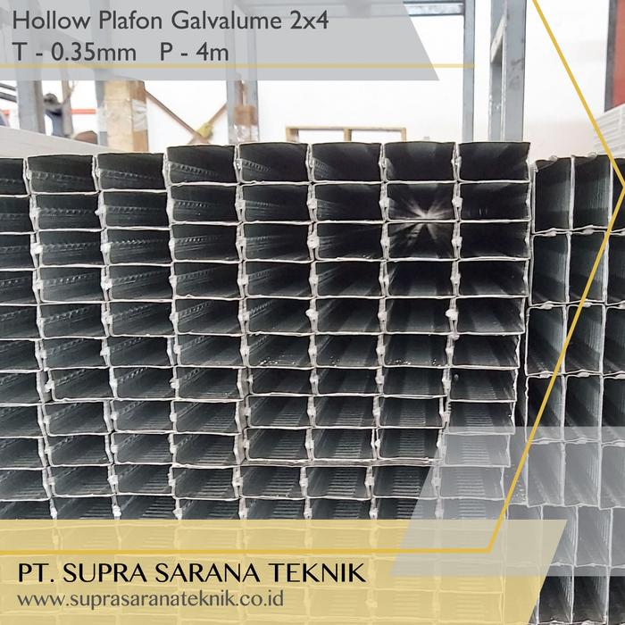 Jual Hollow Plafon 2X4 0.35mm TCT Galvalum Zincalum SUPRADEK bjls ...