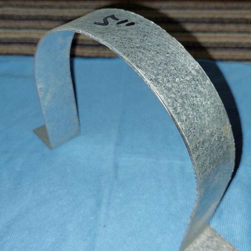 Klem/clamp pipa / omega 5" inch Galvanis ( Bahan Tebal ) - Shop | Tokopedia