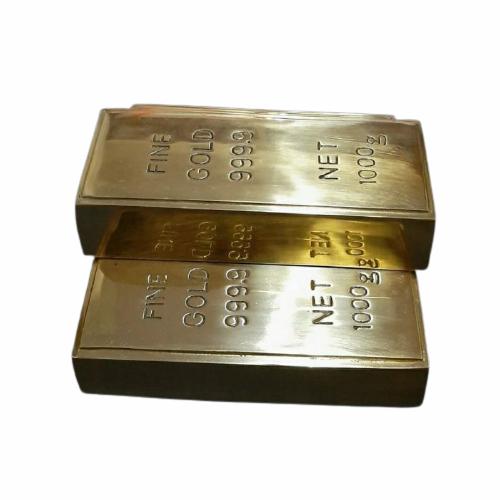 FINE GOLD 999.9 / Miniatur Emas Batangan Kuningan 1000gr - Shop | Tokopedia