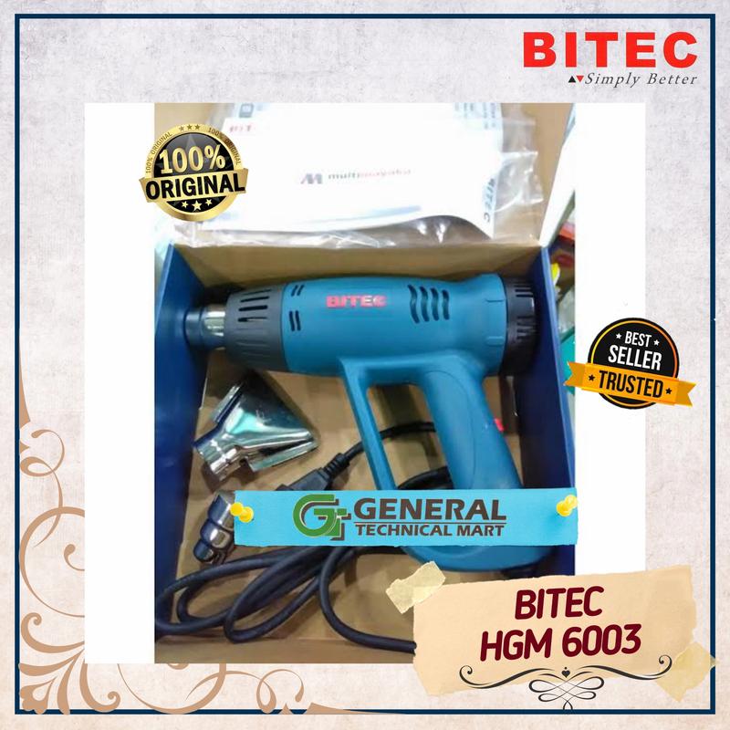 mesin pemanas heat gun hot gun HGM6003 BITEC HGM 6003 - Shop | Tokopedia